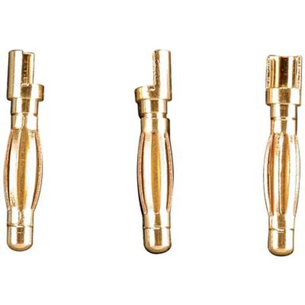 2mm gold plated bullet connectors male (3) – Chris's House