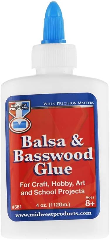 Balsa & Basswood Glue 4 oz – Chris's House