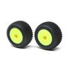 Step Pin Tires, Rear, Mounted,Yellow: Mini-T 2.0 – Chris's House