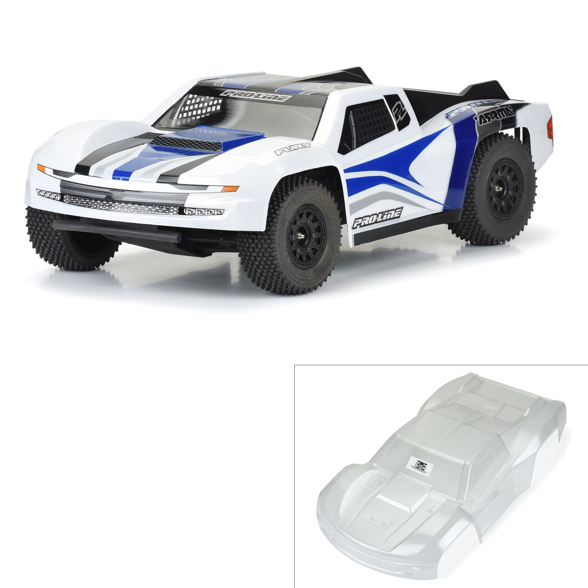 Sector Clear Body for Arrma Fury - PRE-CUT CLEAR BODY ONLY – Chris's House