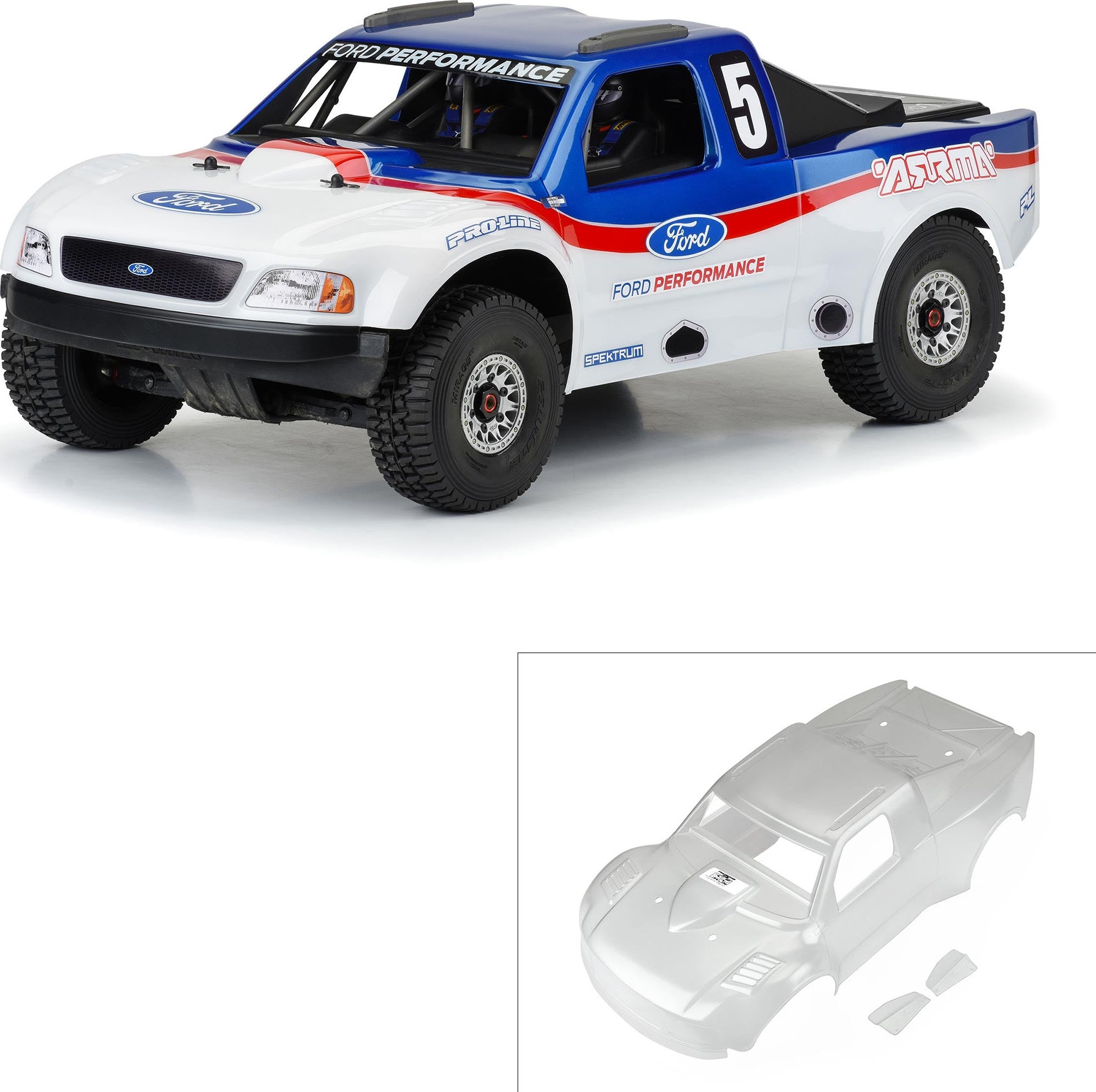 Pre-Cut 1997 Ford F-150 Trophy Truck Clear Body – Chris's House
