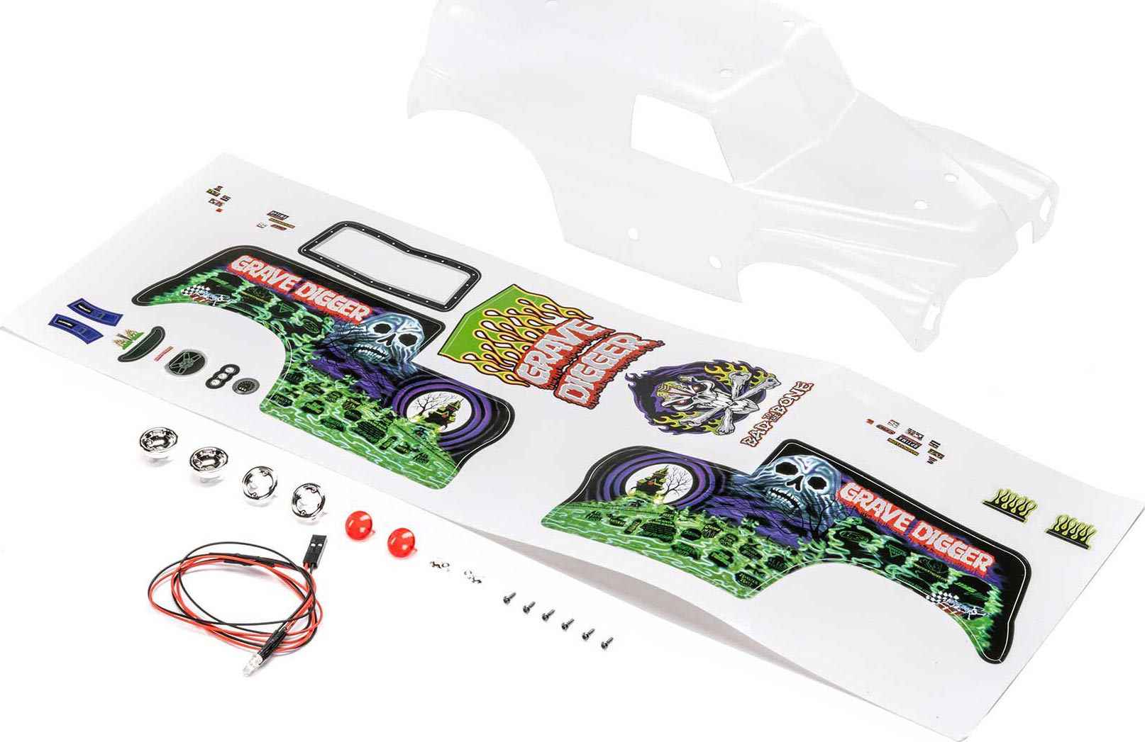 Mini LMT Body Set Grave Digger Clear – Chris's House